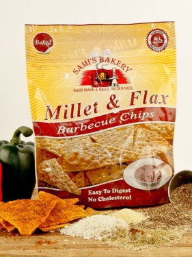 Millet & Flax Plain Chips – Sami’s Bakery