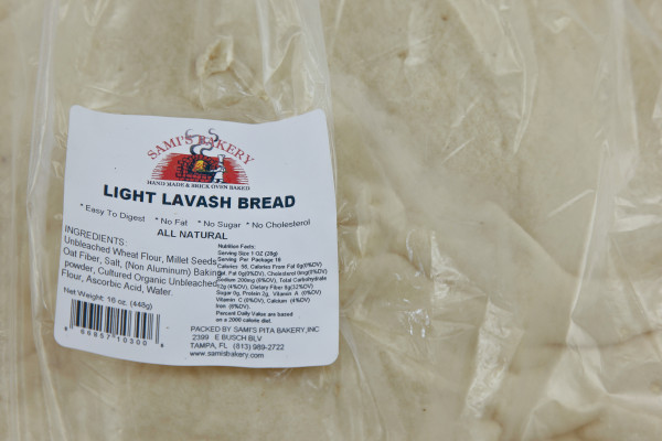 Light Lavash Bread – Sami’s Bakery